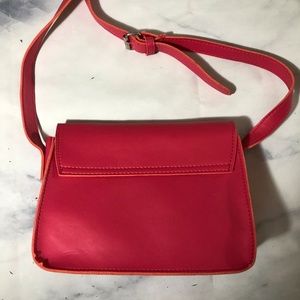 Bags | Hot Pink Crossbody Buckle Shoulder Bag Purse Nwot | Poshmark